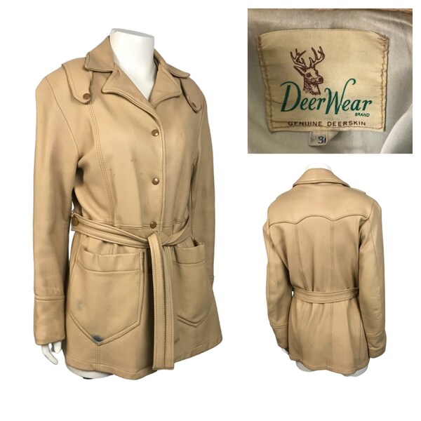 Deerskin Coat - Etsy