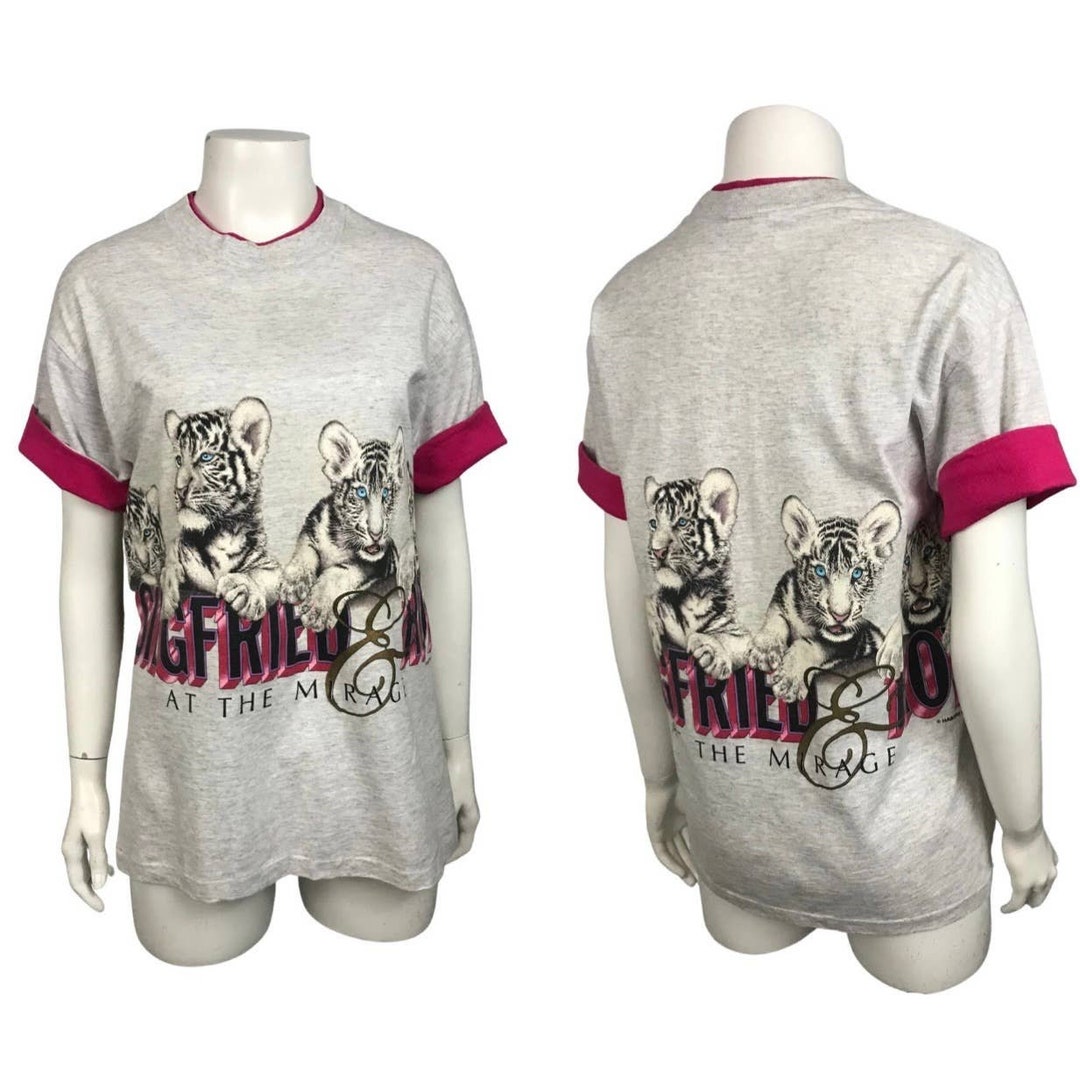 1990s Siegfried and Roy Mirage Vegas AOP Allover Tiger Print / Womens ...