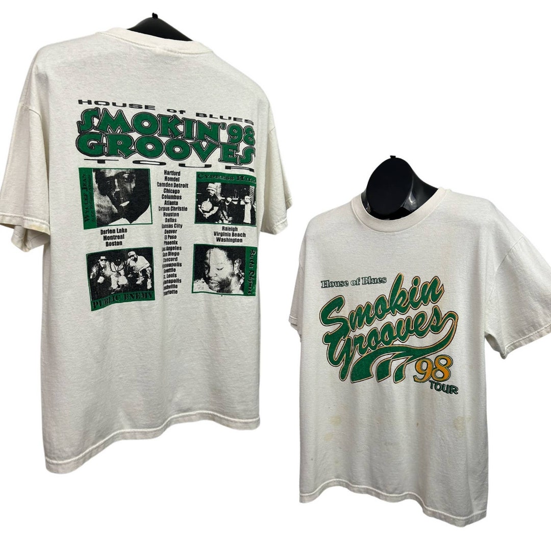 1998 RARE OG Smokin Grooves Tour Rap Concert T Shirt / Men’s Large * - Etsy
