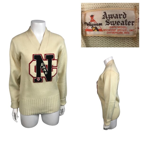 Letterman Sweater - Etsy