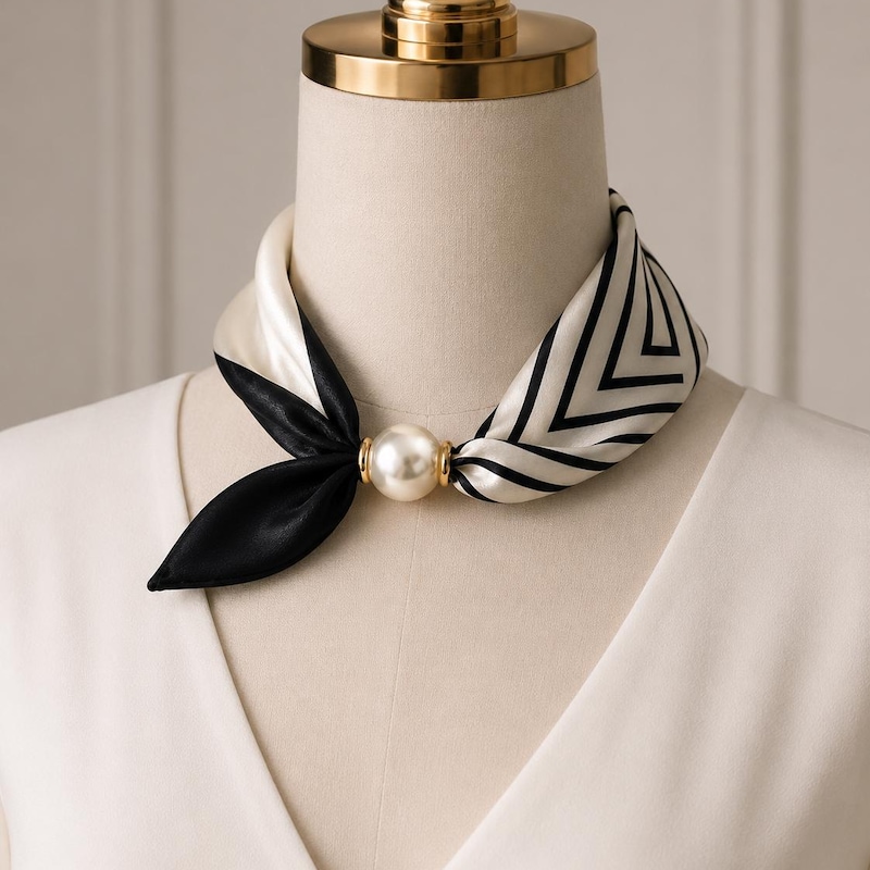 Magnetic Pearl Scarf - Etsy