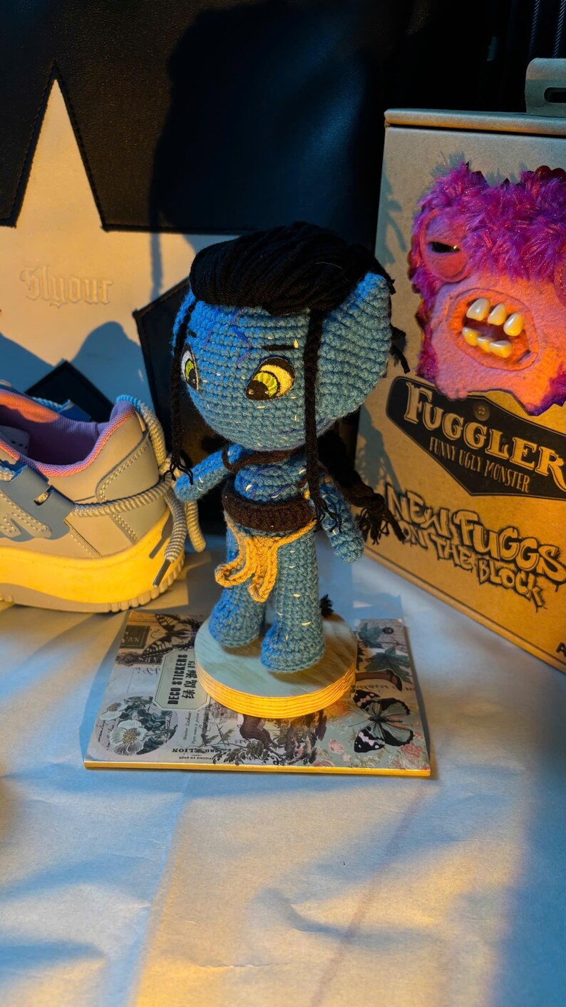 Avatar Handmade Crochet Doll – Handmade Na’vi Amigurumi Figurine on ...