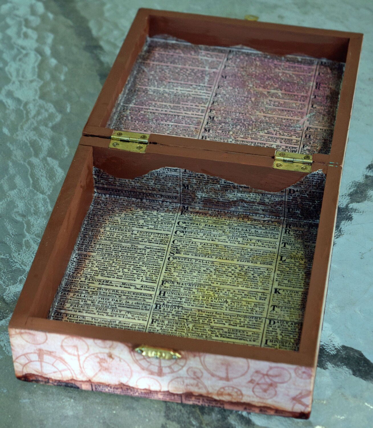 Steampunk Debutante Decoupage Box - Etsy