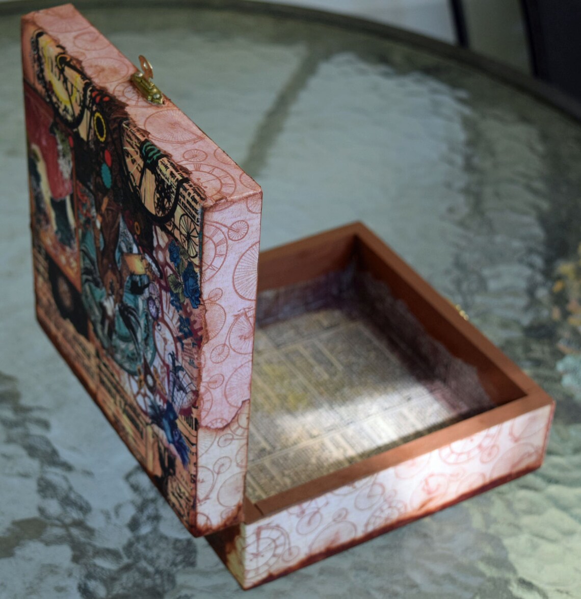 Steampunk Debutante Decoupage Box - Etsy
