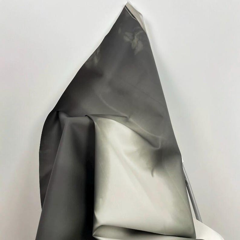 Thermochromic PU Leather Fabric, Black to White Color Change Textile ...