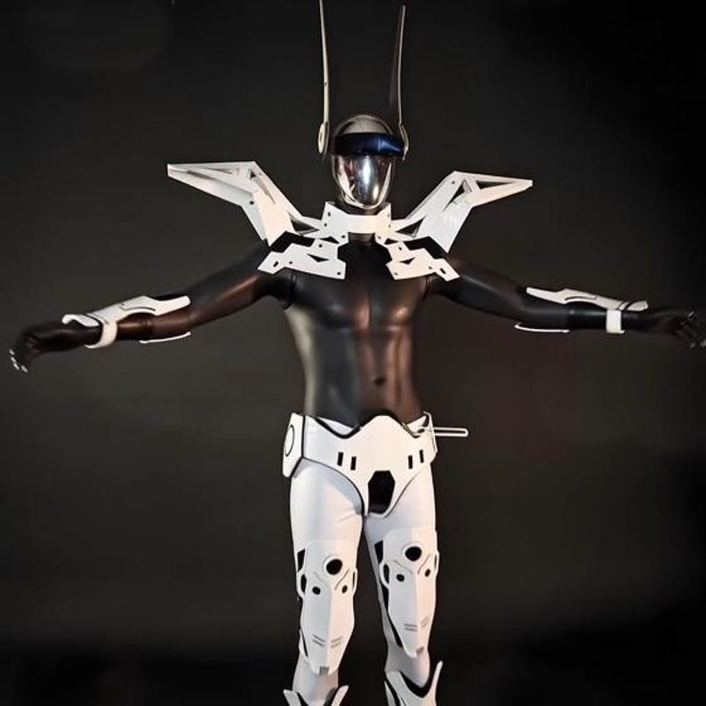 Cyberpunk Mech-maid Armor Custom | Futuristic Ai-themed Battle Suit ...