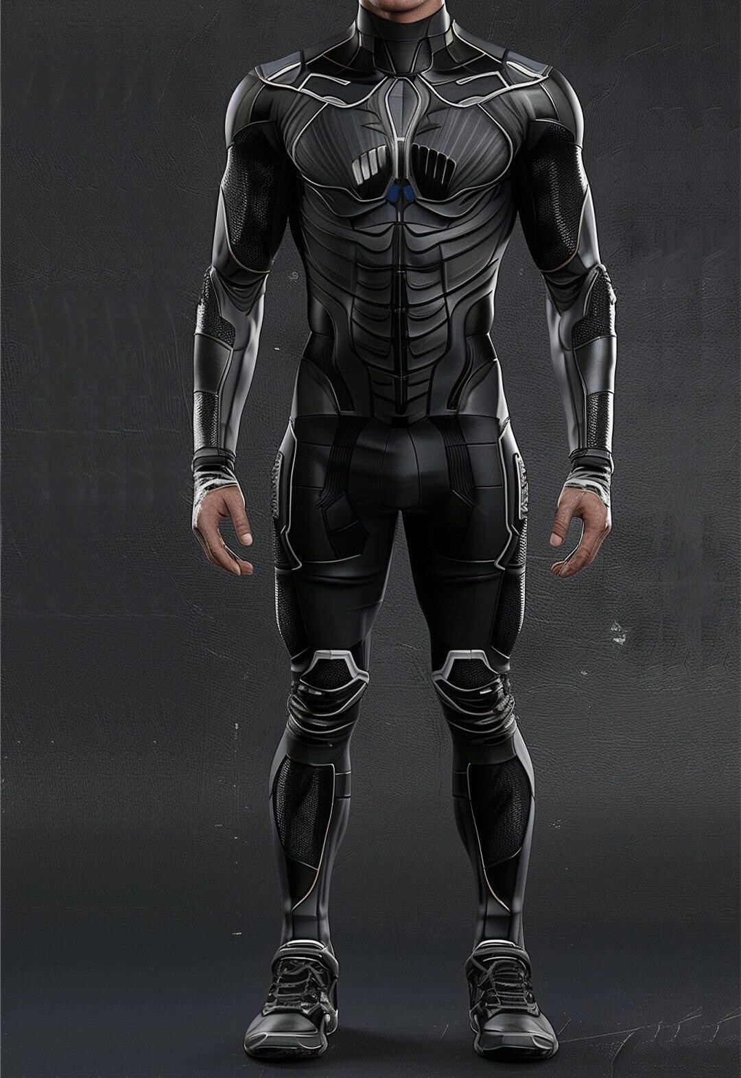 Cyberpunk Enforcer Mech Suit | Futuristic Ai-inspired Bodysuit Custom ...