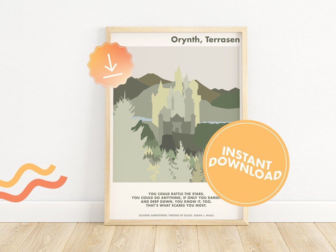 Orynth, Terrasen Travel Print TOG Printable Art, Digital Download ...