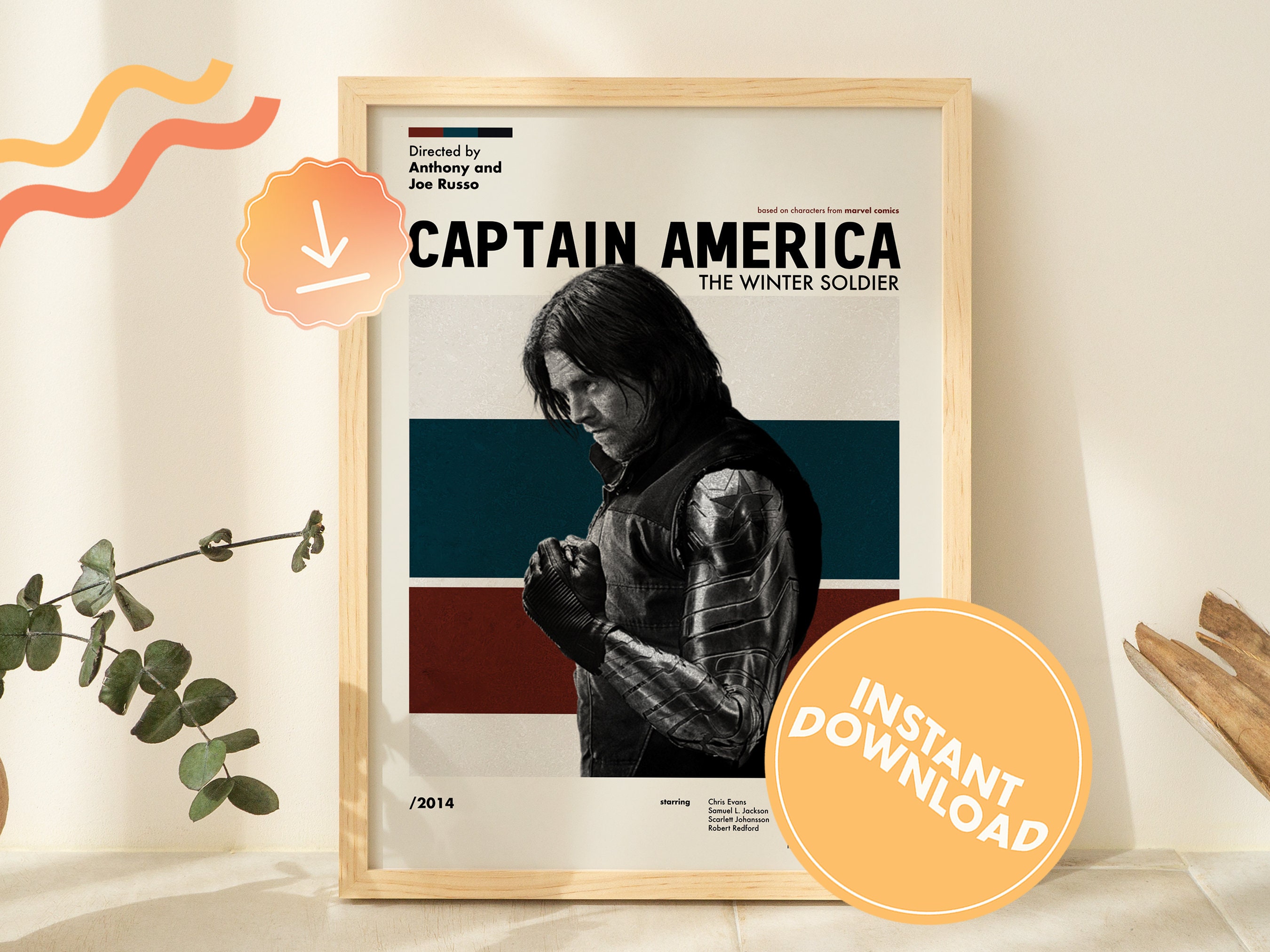 Captain America The Winter Soldier Bucky Poster