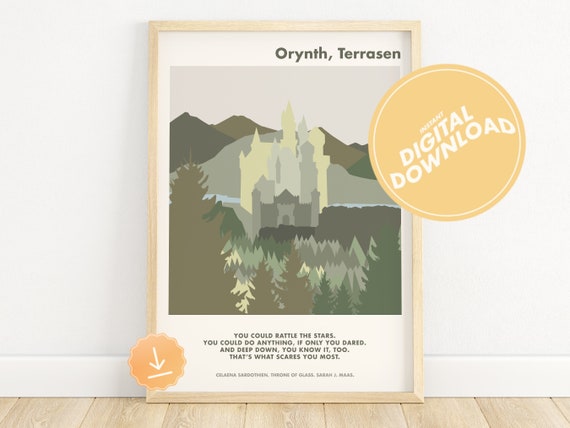 Orynth Terrasen Travel Print TOG Printable Art Digital | Etsy UK