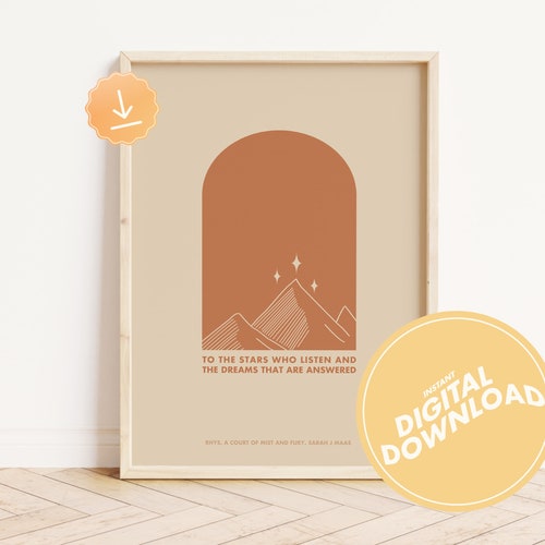 ACOTAR Quote Print Amaranthas Riddle Digital Download | Etsy