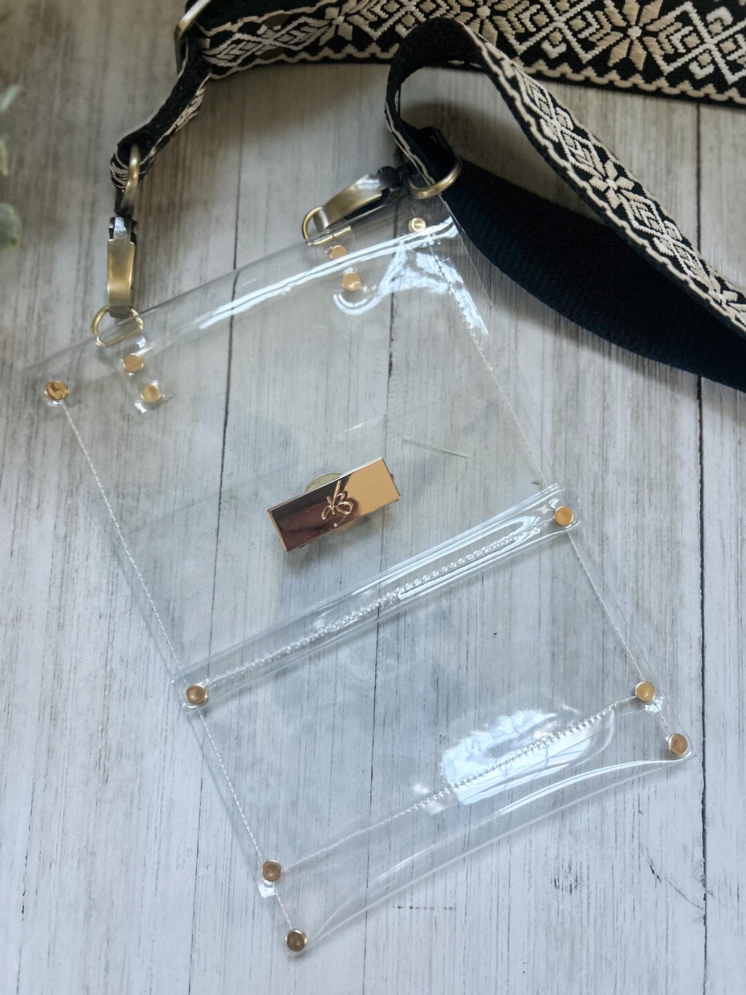 CLEAR Stadium Bag Small, Crossbody/shoulder Bag for Use in Stadiums ...