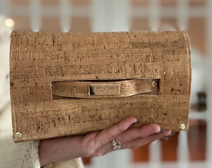 Cork Leather Bag, Cork Purse, Cork Leather Cross Body Bag, Cross Body ...