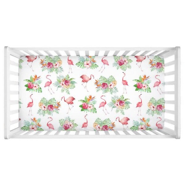 Flamingo Crib Sheet - Etsy