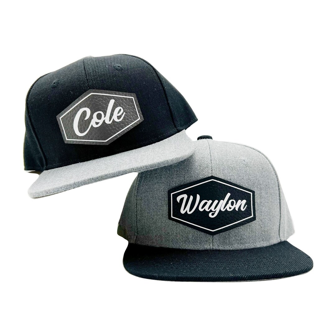 Personalized Name Infant/toddler Snapback Two-tone Hat, Custom Vegan ...