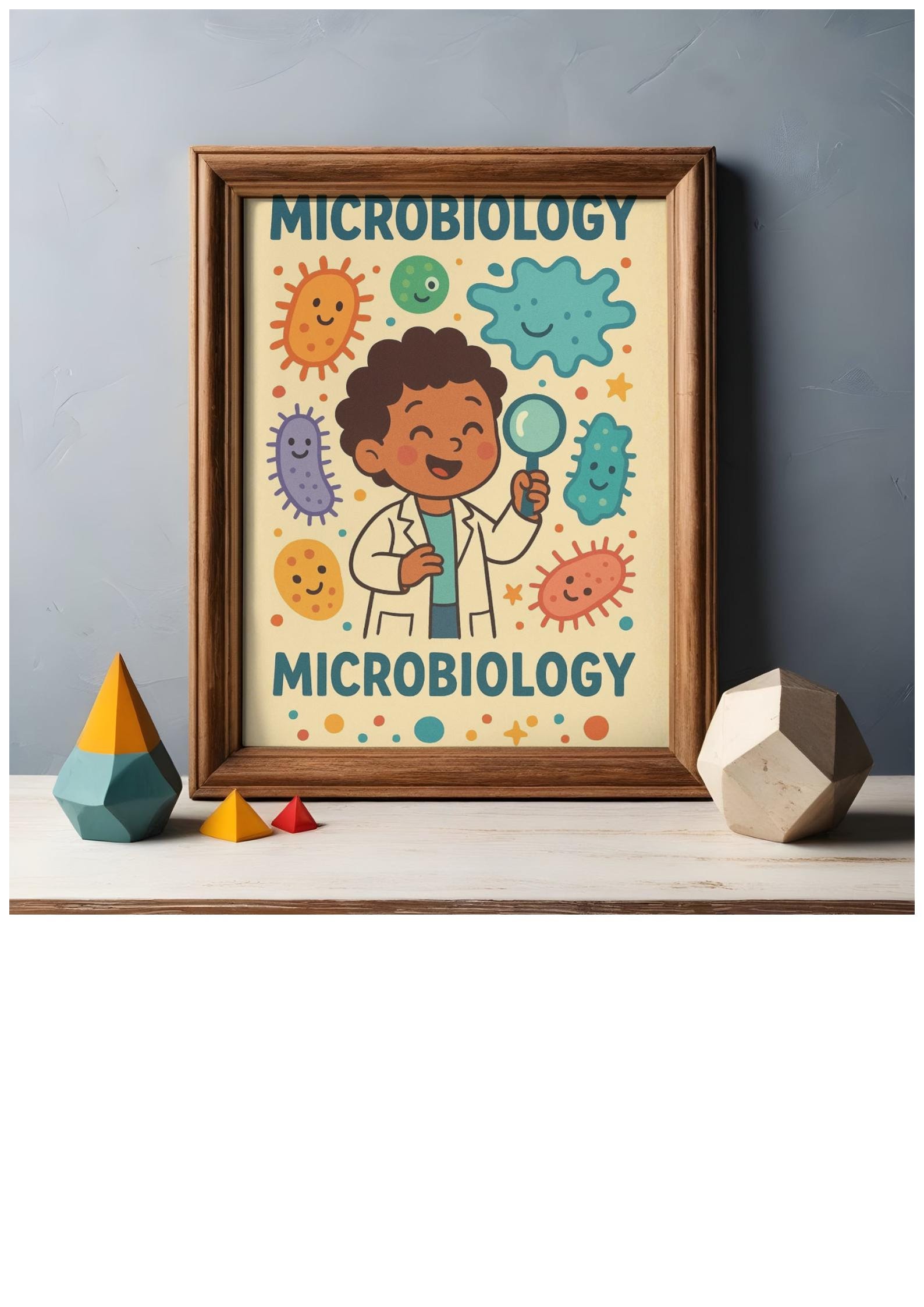 Science Poster for Kids: Microbiology Poster - Etsy