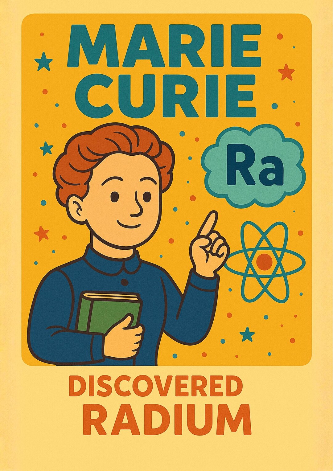 Science Poster for Kids: Marie Curie Poster - Etsy