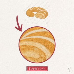 Danish Kringle Pastry PNG Illustration – Colored Pencil Clipart ...