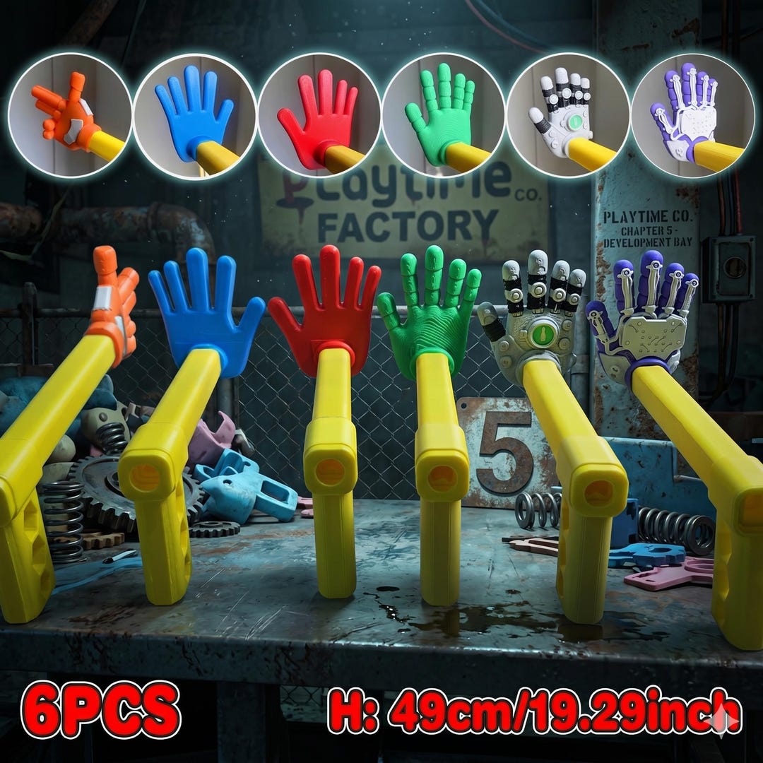 Grabpack Poppy Playtime, Grabpack Hands, Grab Palms, 3D Printed Grab ...