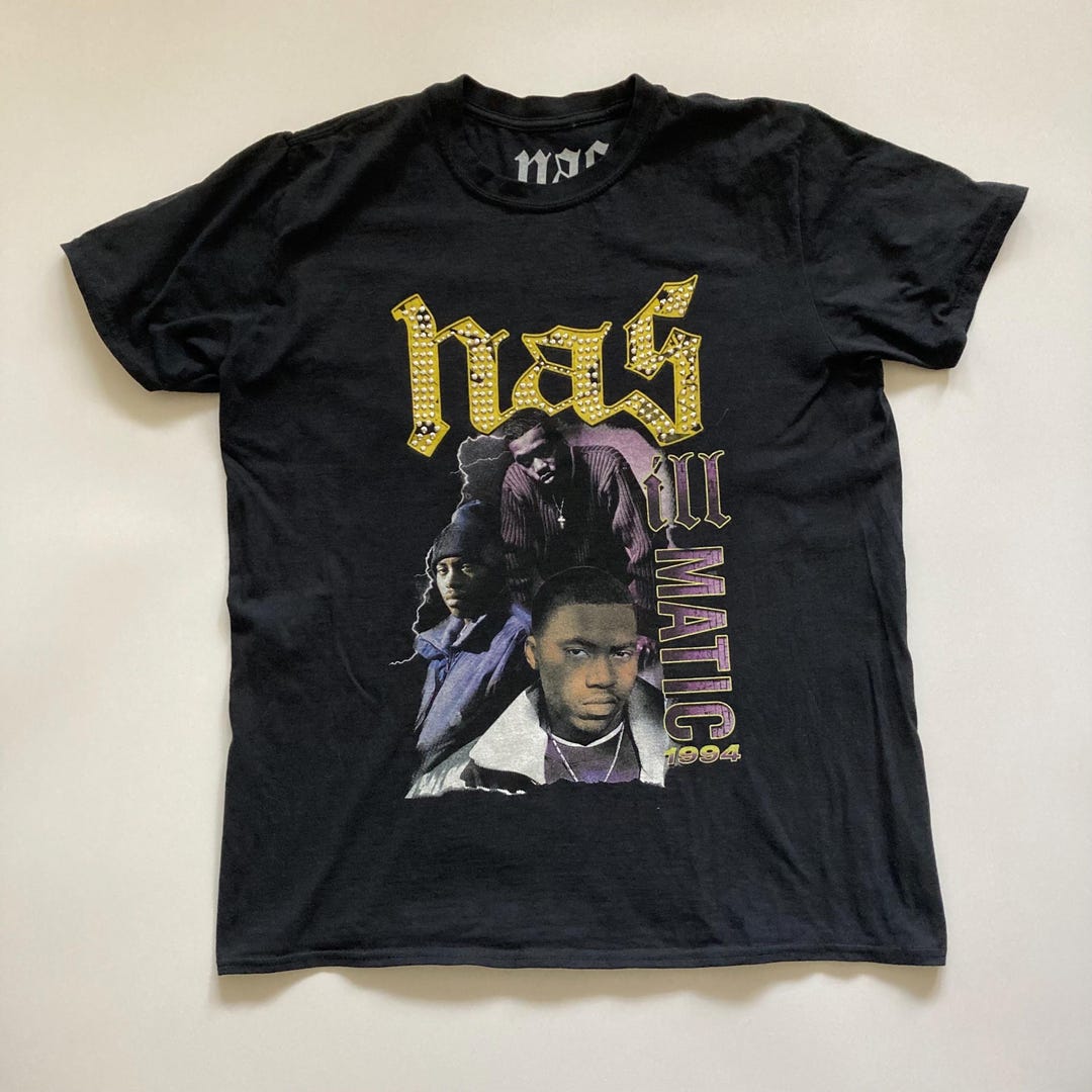 Nas Nasir Jones Illmatic Rap T-shirt Size Medium - Etsy