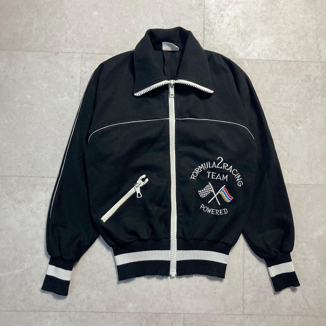 Vintage 80s Formula 2 Racing Team Powered Opti Zip Tracktop Jacket - Etsy