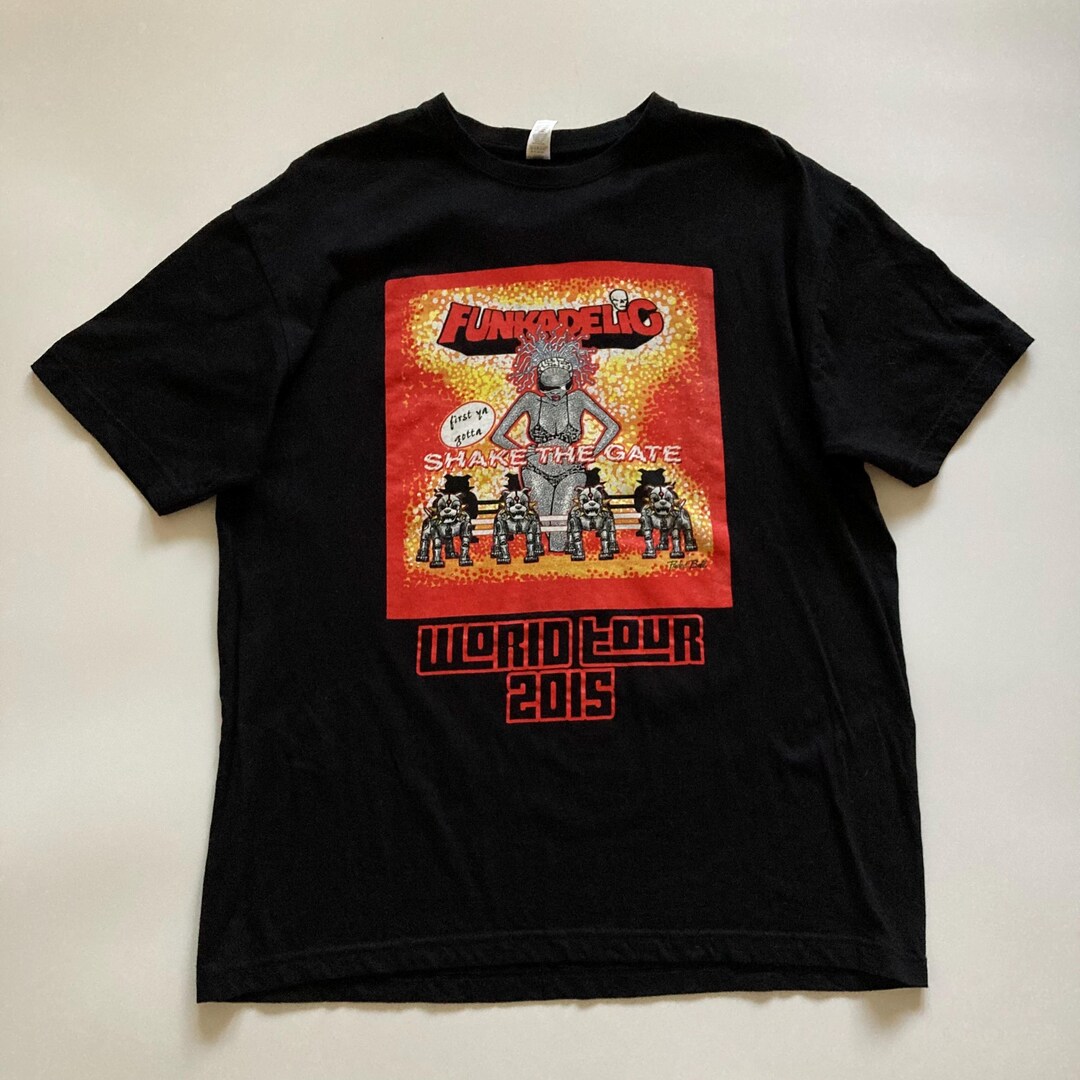 Funkadelic Shake the Gate Tour Rap Funk Psychedelic Rock Band T-shirt ...