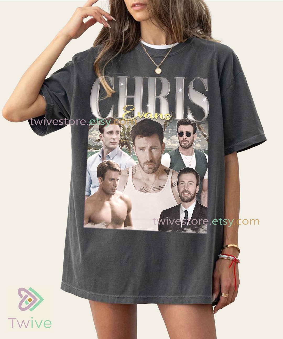 Chris Evans Fan Merch Comfort Colors Shirt, Vintage Movie Gift Tee ...