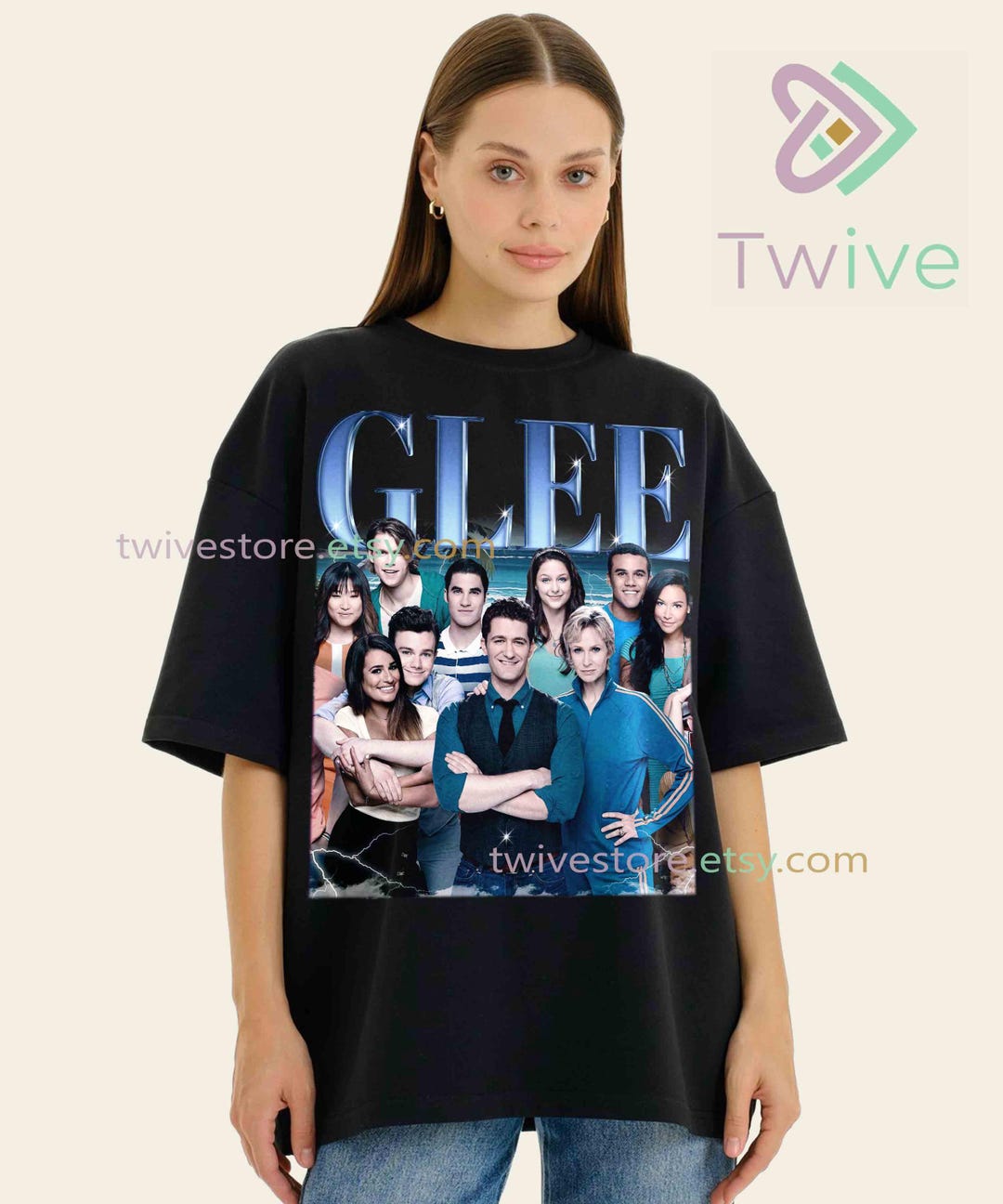 Retro Glee Cast T-shirt, Music TV Show Merchandise - Etsy