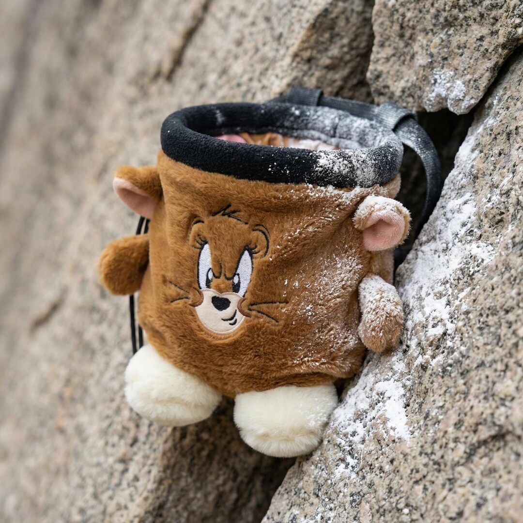 Jerry Style Chalk Bag - Cute Mouse Design for Playful Climbers ...