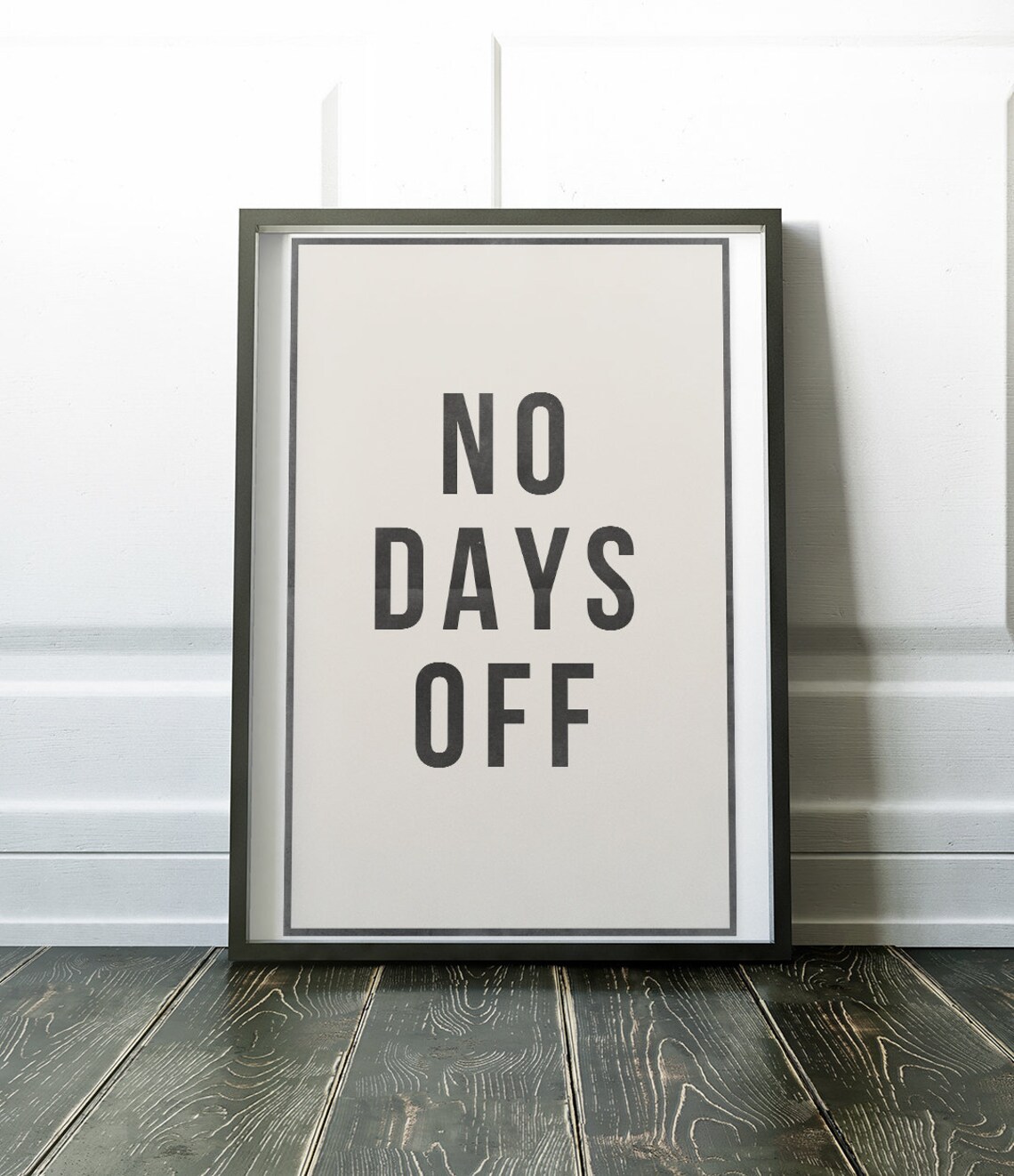 No Days Off, Print on Canvas, Variations Available - Etsy