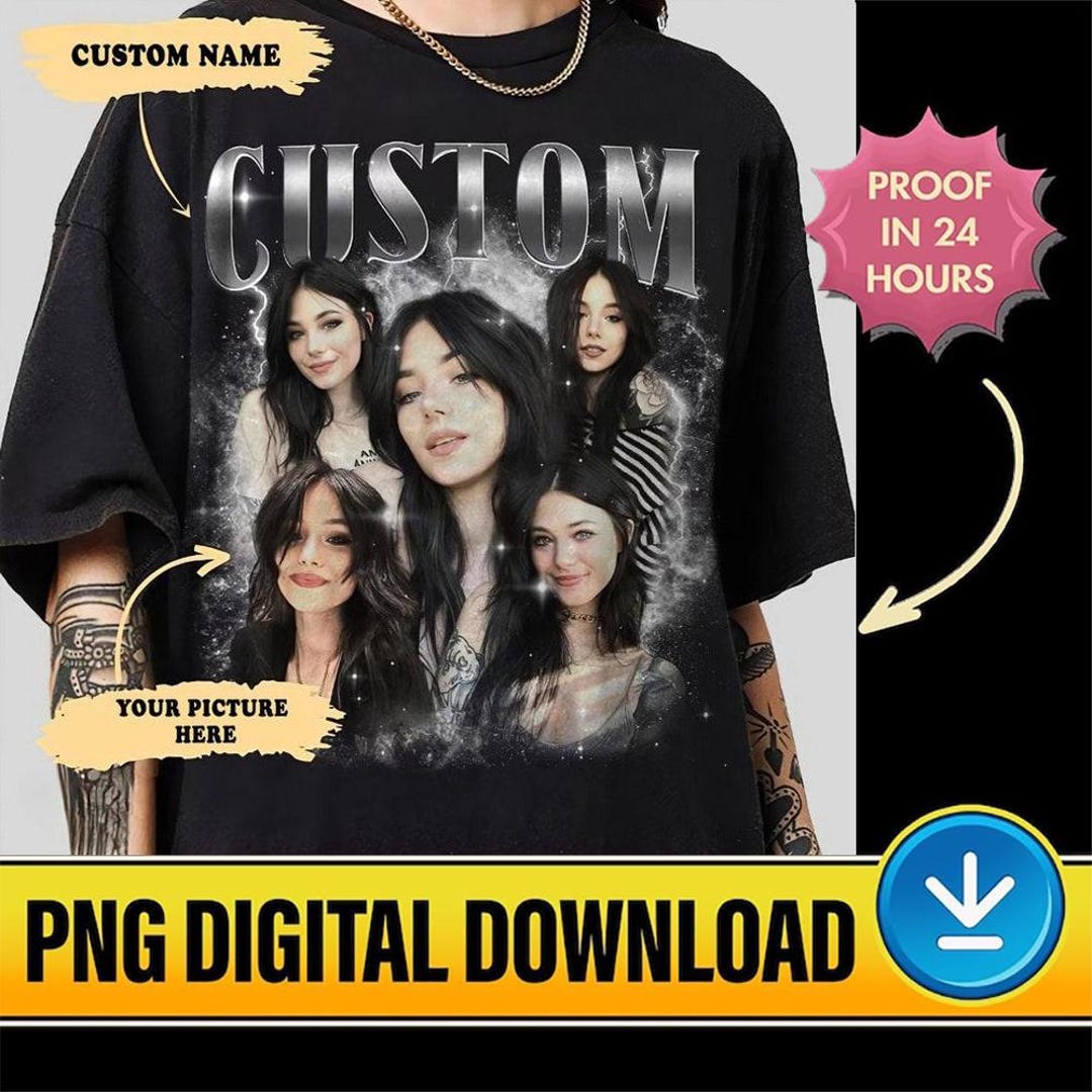 Custom Bootleg Rap Png, Personalized Photo File, Vintage 90s Graphic ...