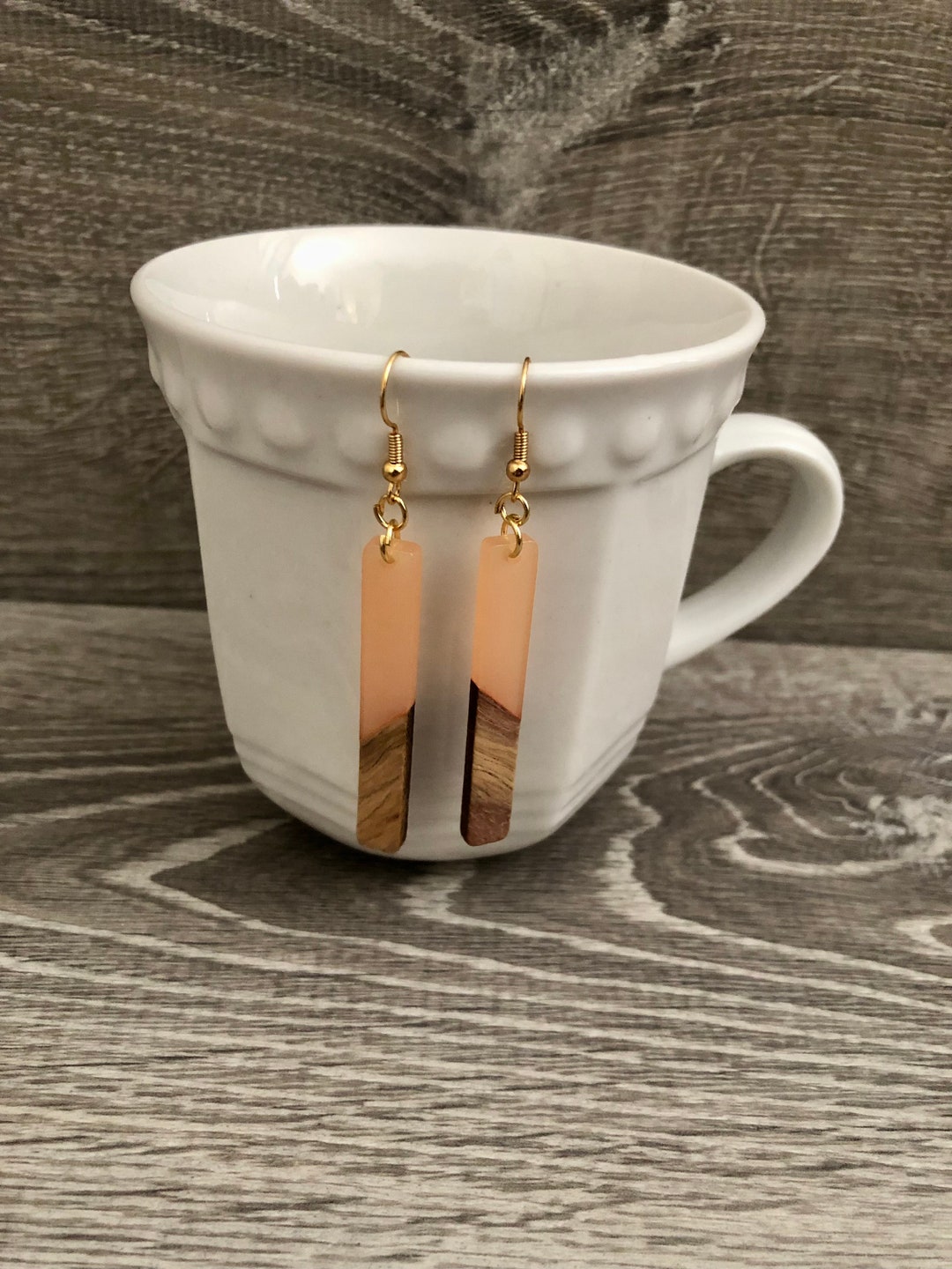 Milky Pink Abigail Earrings - Etsy
