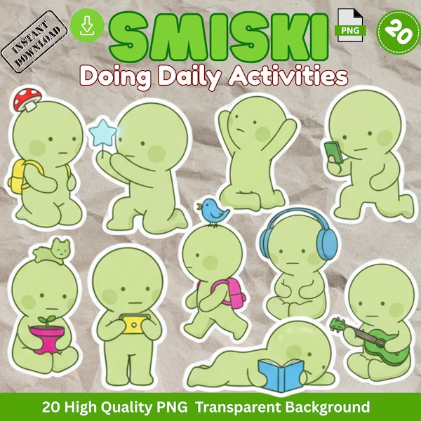 Smiski Png Transparent - Etsy