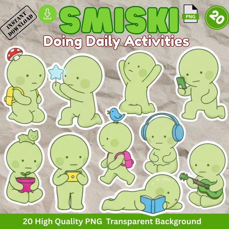Smiski Png Transparent - Etsy