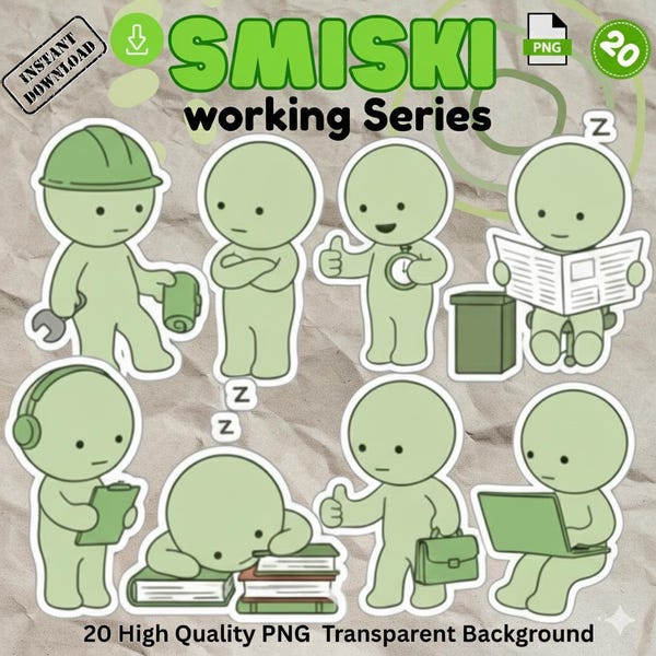Smiski Png Transparent - Etsy
