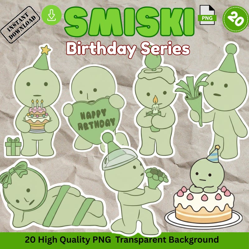 Smiski Party Decor - Etsy
