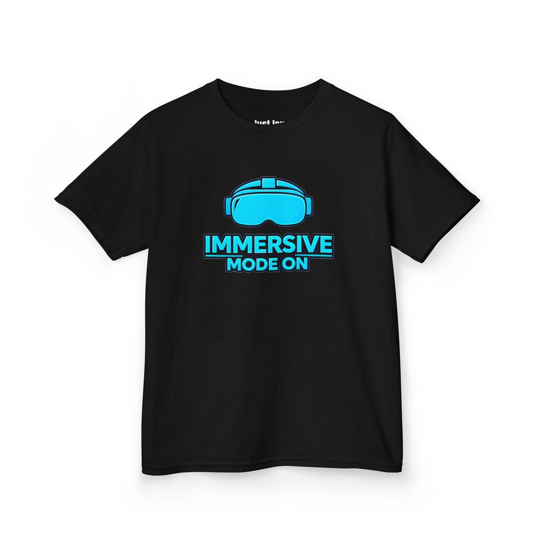 Kids Immersive Mode on VR T-shirt | Gaming T-shirt for Kids | Virtual ...