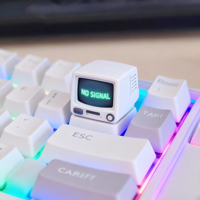 Artisan CRT Monitor Keycap for Cherry MX Mechanical Keyboard -custom ...