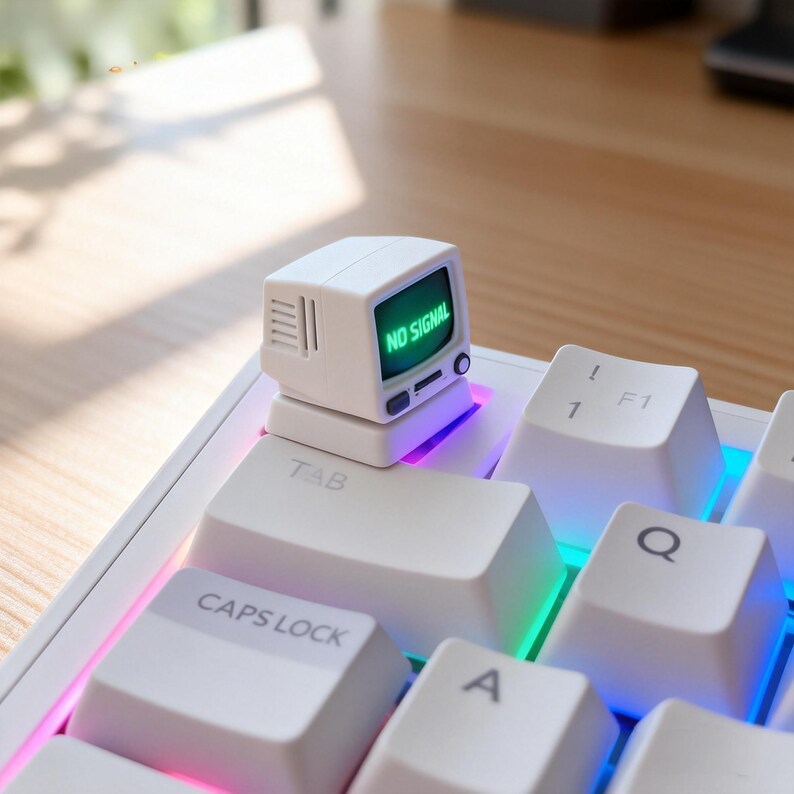 Artisan CRT Monitor Keycap for Cherry MX Mechanical Keyboard -custom ...