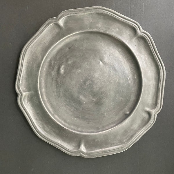 Pewter Plate - Etsy