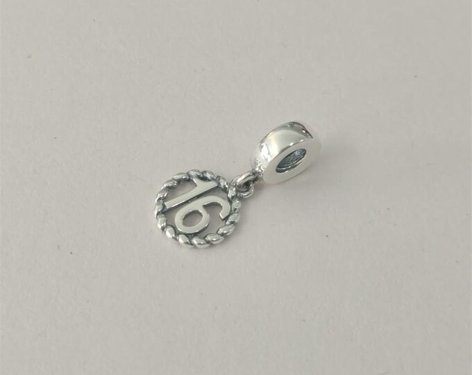 New Sixteen Pandora Happy 16th Birthday Charm With Free Pouch Sweet - Etsy