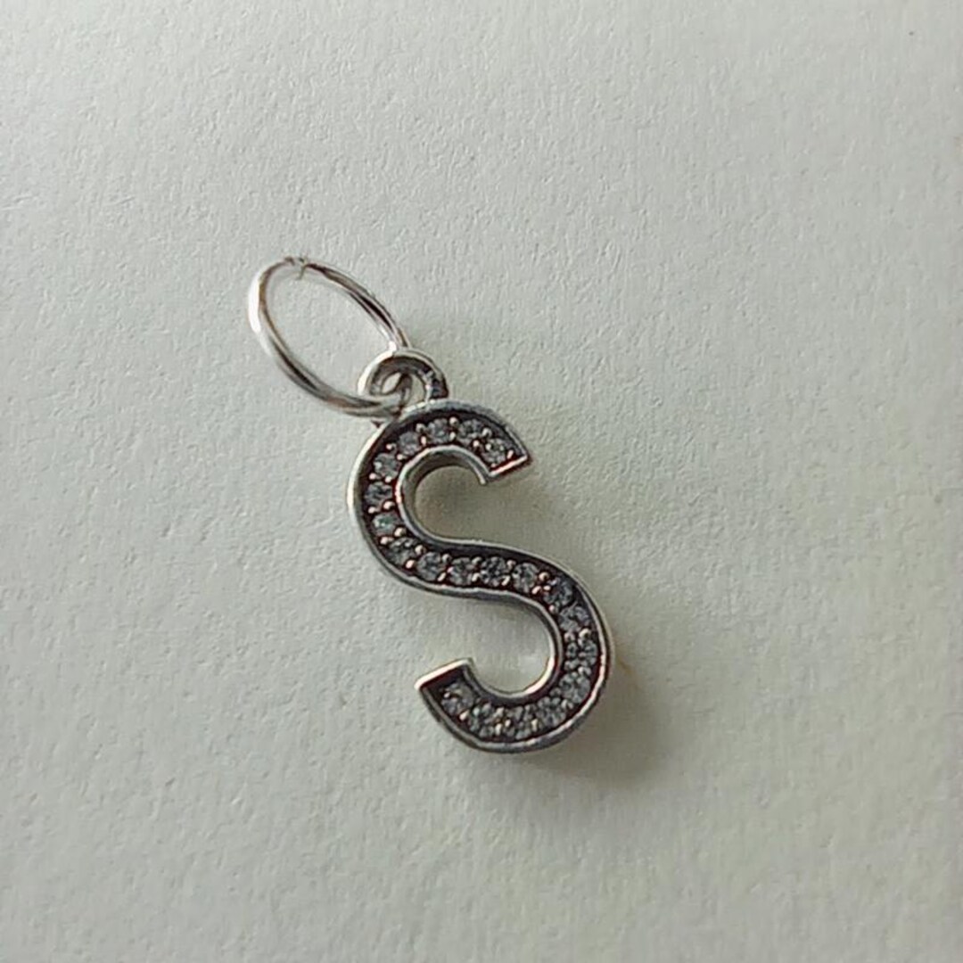 Pandora Sterling Silver Letter S Initial Dangle Charm - Etsy