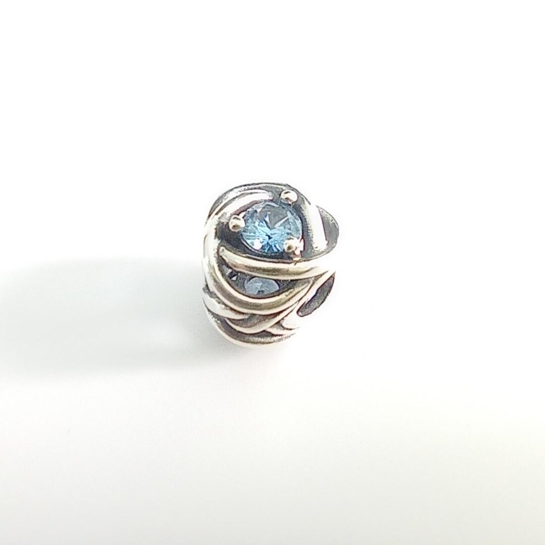 Pandora March Birthstone Eternity Circle Charm S925 Ale New Gift Bag - Etsy