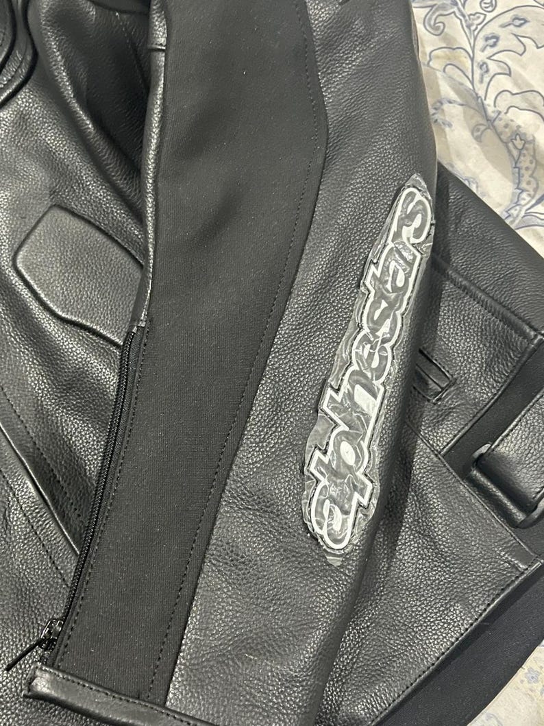 Men’s Leather Motorcycle Moto Jacket Classic Rider Style Biker Jacket ...