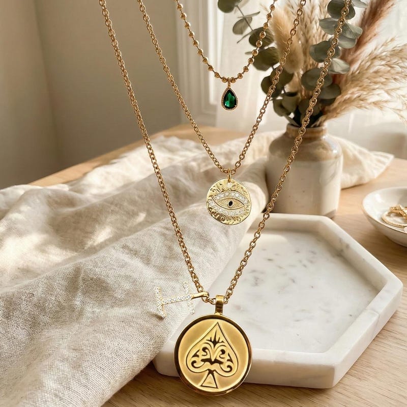 Cool Gold Necklace Chain - Etsy UK