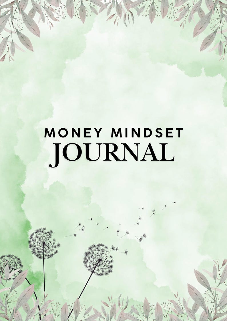 Daily Money Reflection | 30 Page PRINTABLE JOURNAL - Etsy