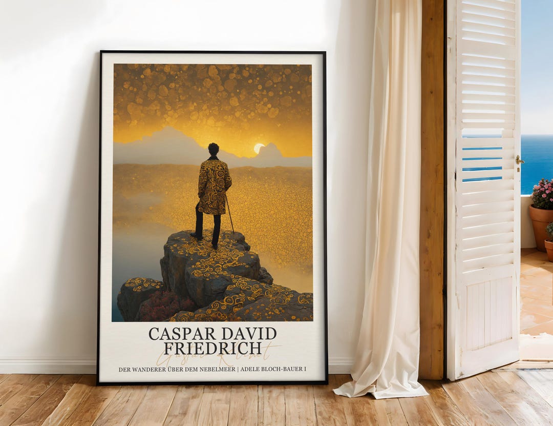 Caspar David Friedrich Poster: the Wanderer Above the Sea of Fog in the ...