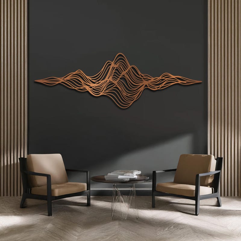Large Metal Wallart - Etsy Israel