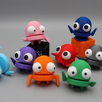 3D Printed R.E.P.O. Semibot - REPO Robot Clicker Fidget Toy - Display ...