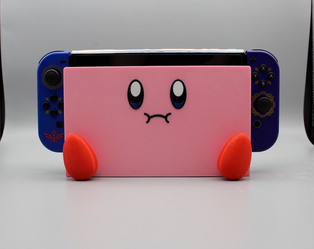 3d Printed Kirby Nintendo Switch/switch2 Dock Cover - Etsy